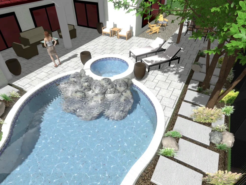 An aesthetically and functionable landscape design for your residences ...