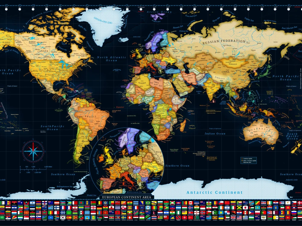 A fantastic map design according to your concept | Upwork