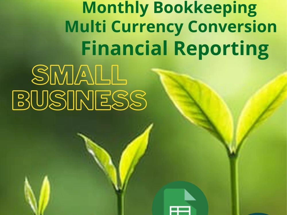 Multi-Currency Conversion,Excel,Google Sheets, Monthly Financial ...