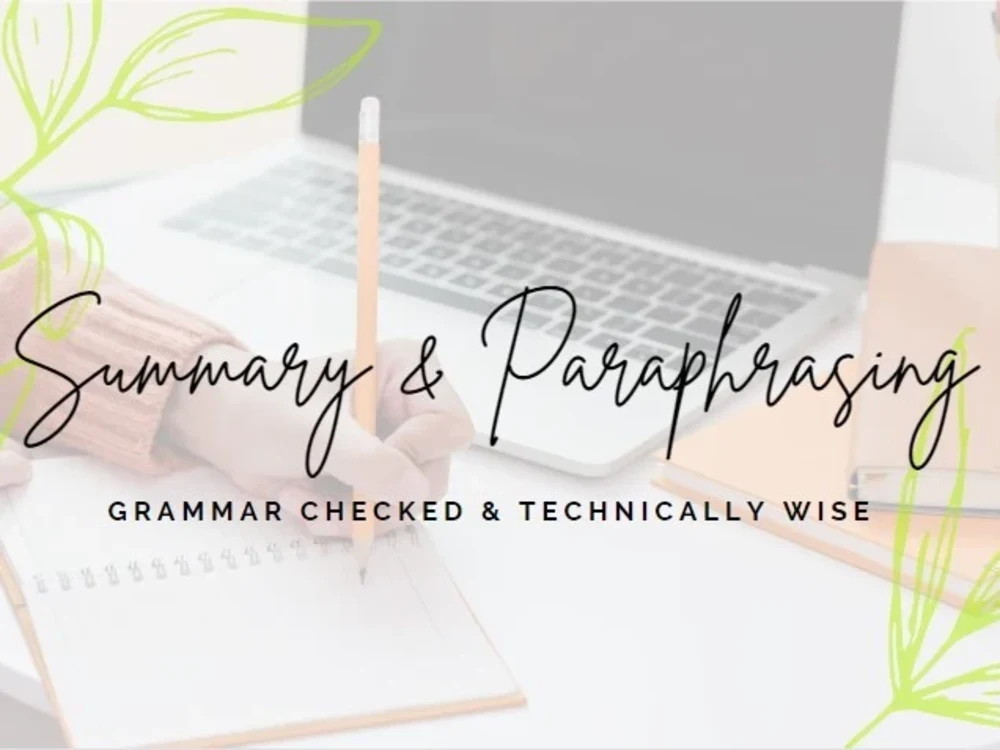 A paraphrased and summarized version of your technical writing. | Upwork