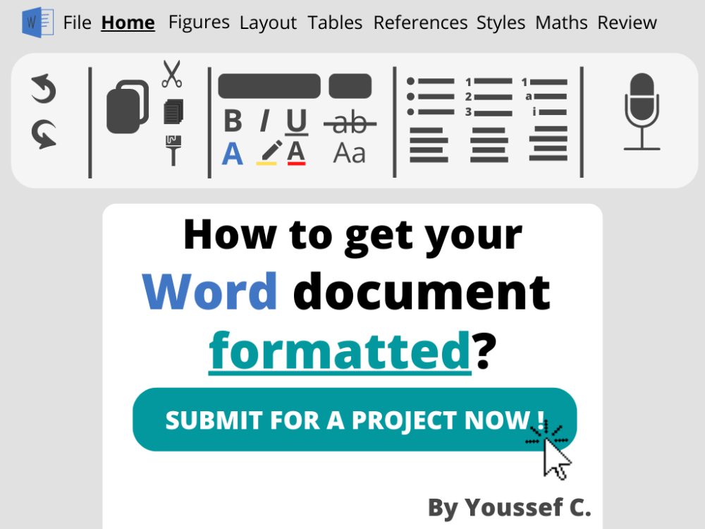 A professionally formatted Word document | Upwork