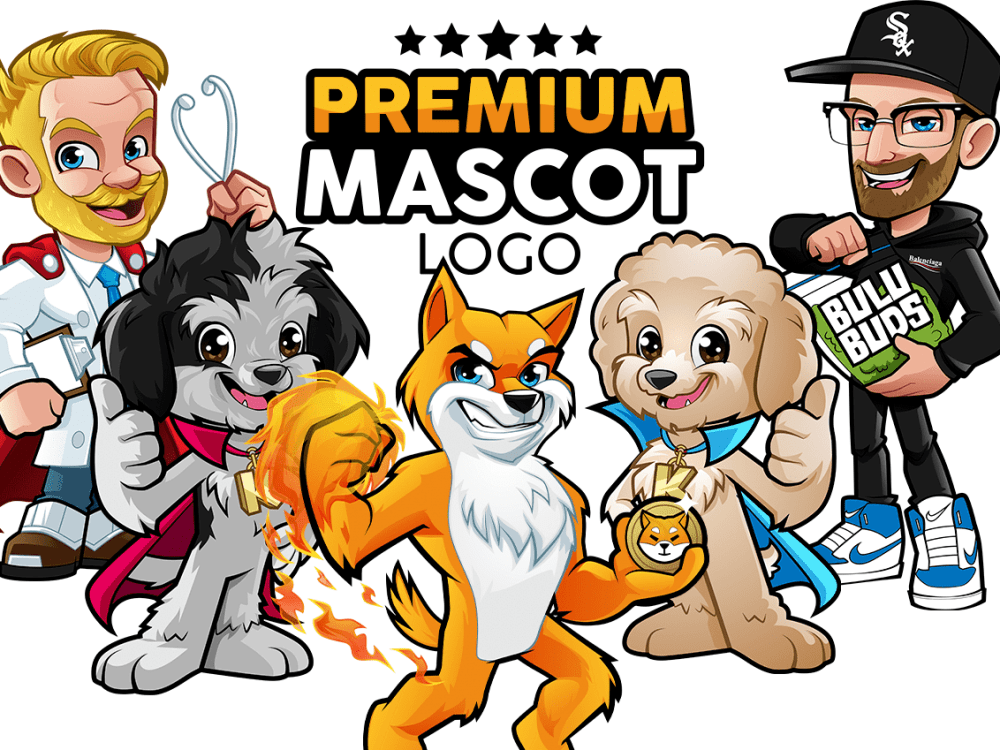 A premium design mascot, cartoon logo character | Upwork
