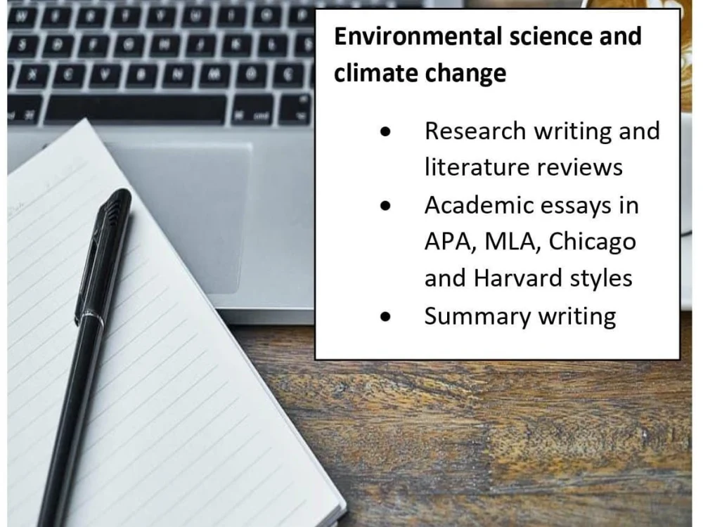 Writing on Environmental science and climate change | Upwork