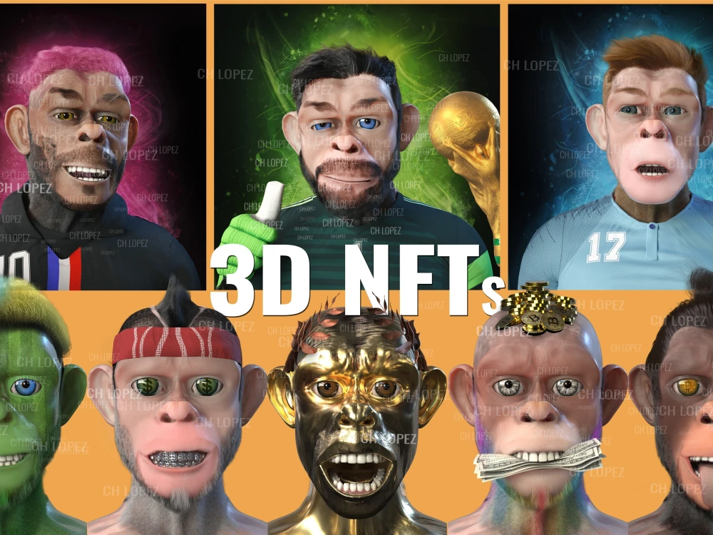 Custom 3D NFT Character Collection | Upwork
