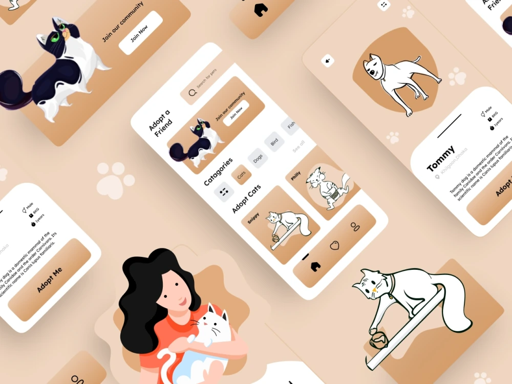 A Beautiful Mobile Application UI Design | Upwork