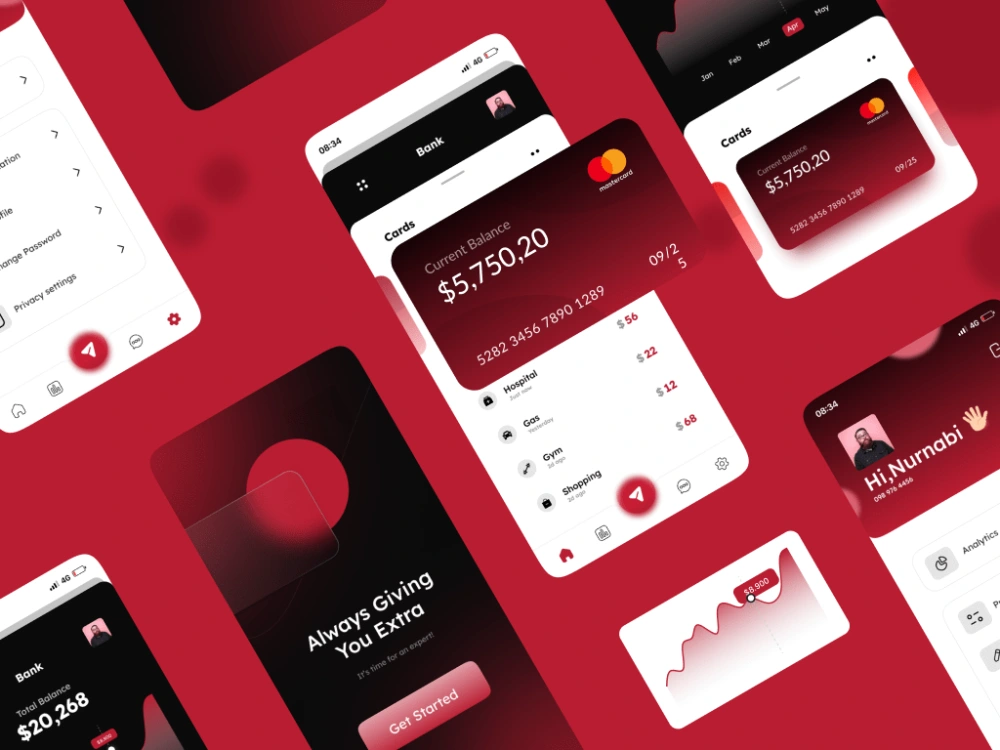 A Beautiful Mobile Application UI Design | Upwork