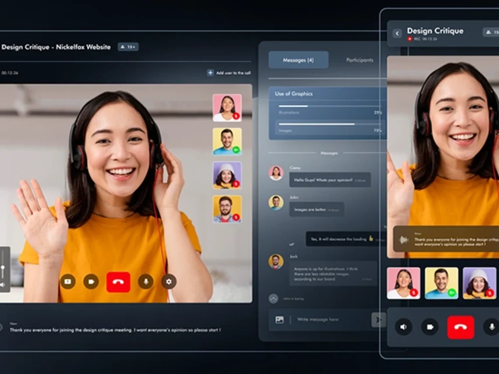 A fully developed video conference app, video meeting app like zoom ...
