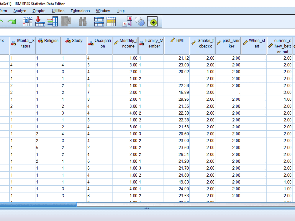 SPSS data entry and analysis | Upwork