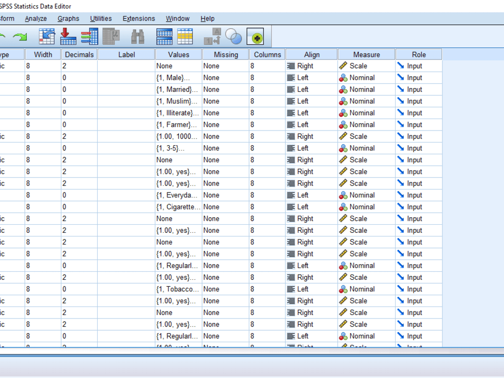 SPSS data entry and analysis | Upwork