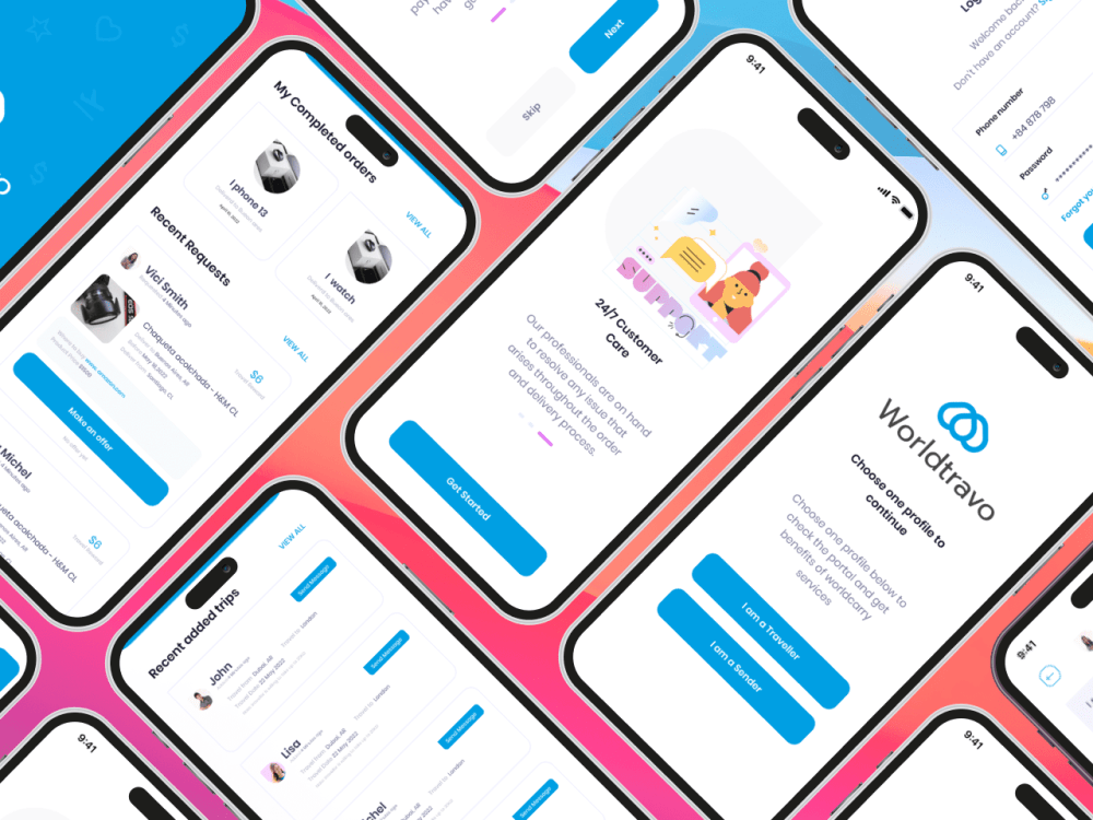 A professional mobile app ui / app ui design / mobile ui ux designer ...