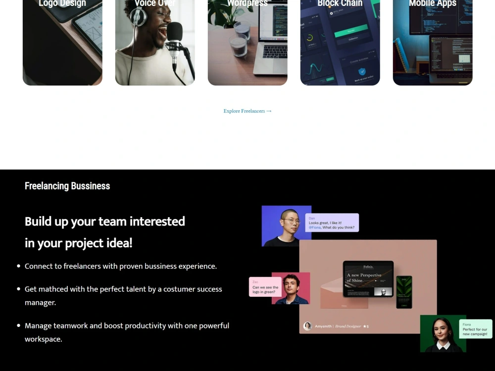 A great webiste with backend and beautiful frontend | Upwork