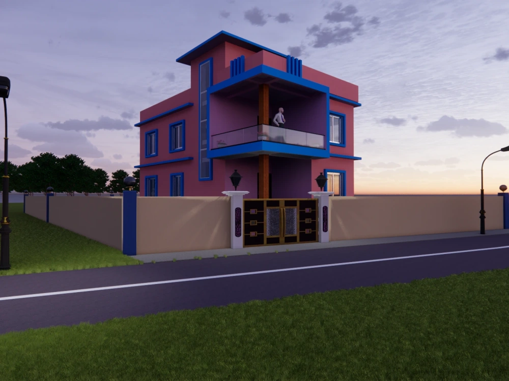 A beautiful 3D Design of House | Upwork