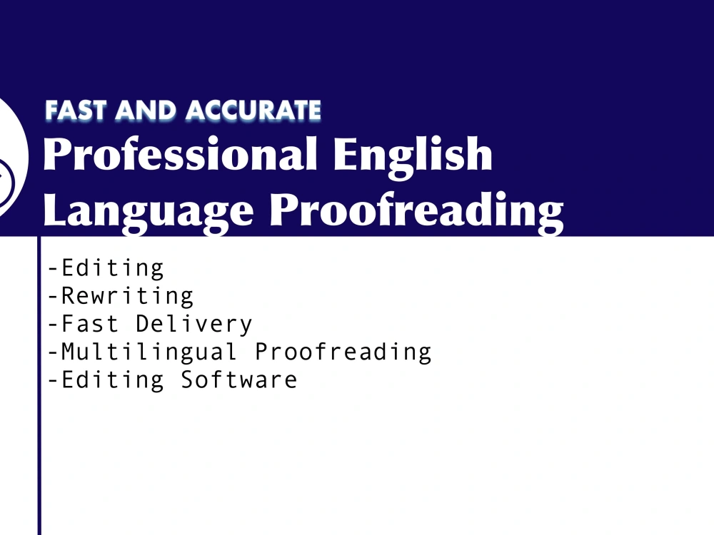 Professional English proofreading and editing services | Upwork
