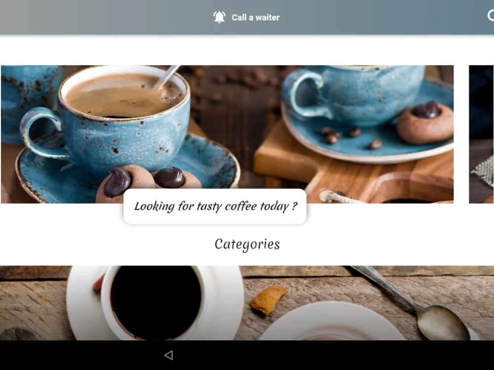 Restaurant management system with tablets, clients can order from ...