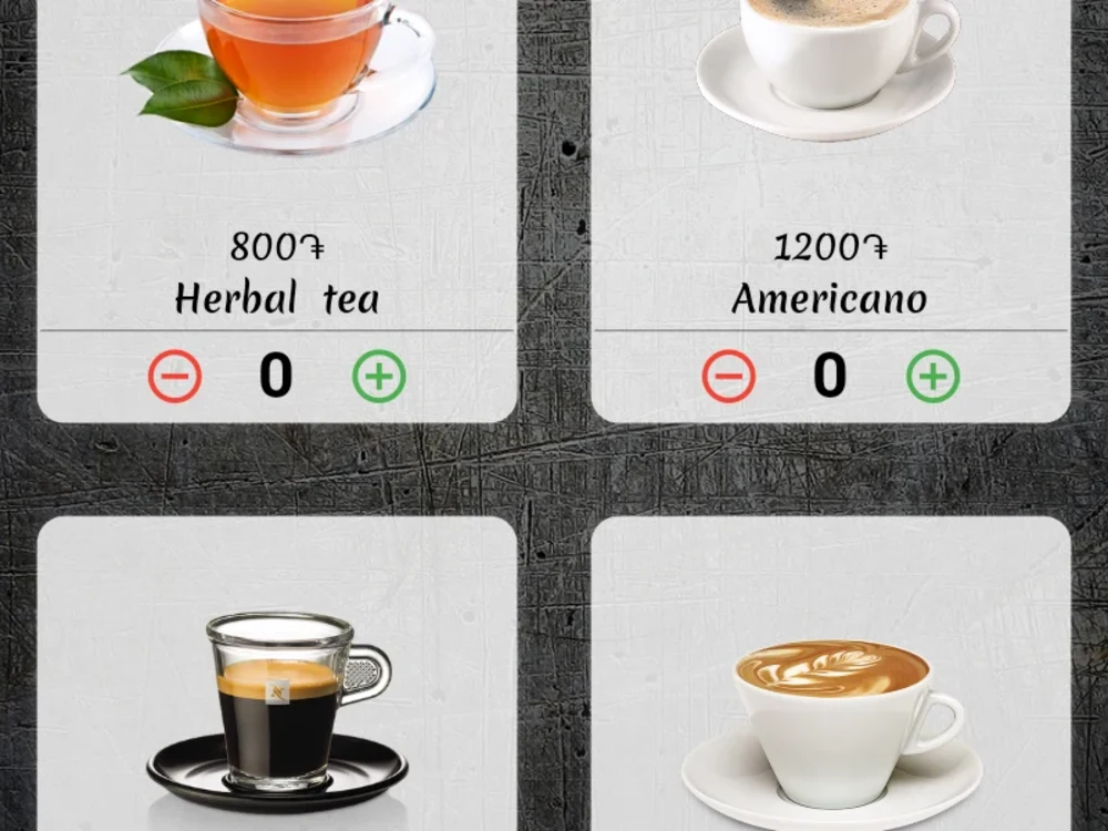 Restaurant management system with tablets, clients can order from ...