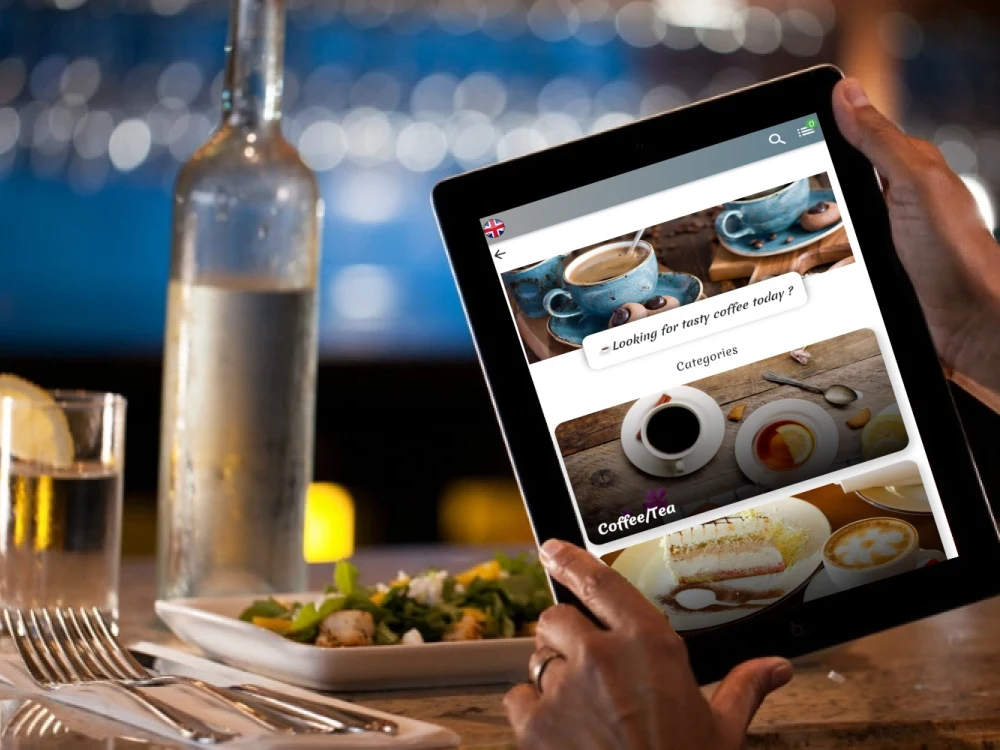 Restaurant management system with tablets, clients can order from ...