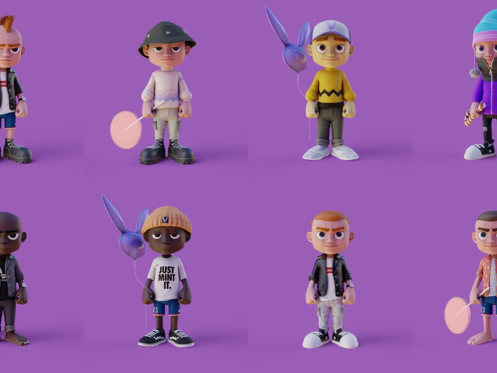 A character NFT collection with traits, rare, legendary and so on | Upwork