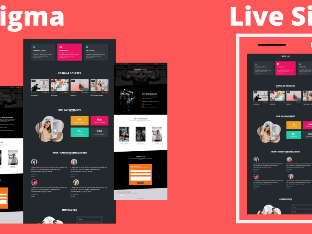 PSD, Figma, Sketch, Adobe XD To HTML, CSS, Tailwindcss | Upwork
