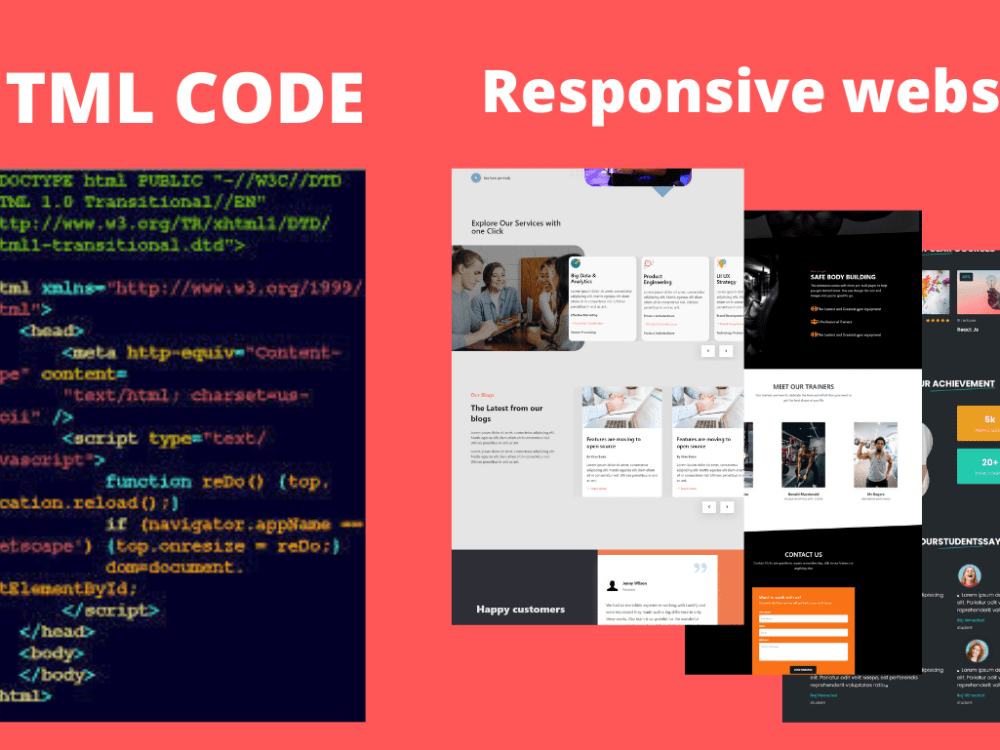 PSD, Figma, Sketch, Adobe XD To HTML, CSS, Tailwindcss | Upwork