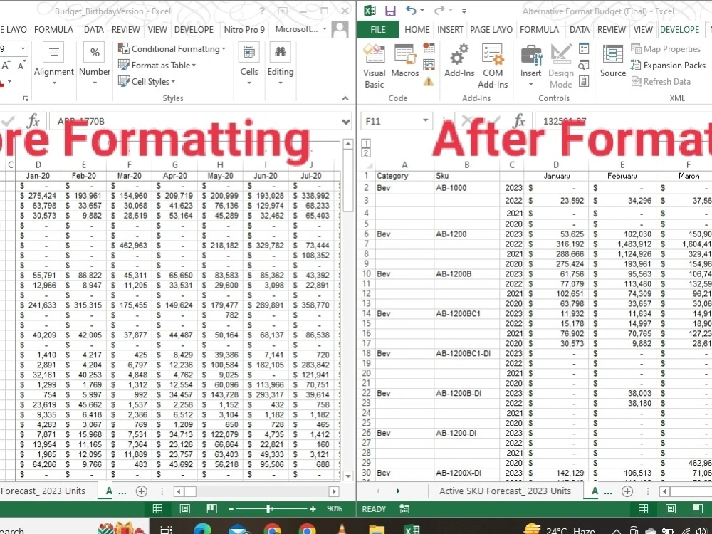 Accurate Excel data entry, formatting, and cleaning services | Upwork