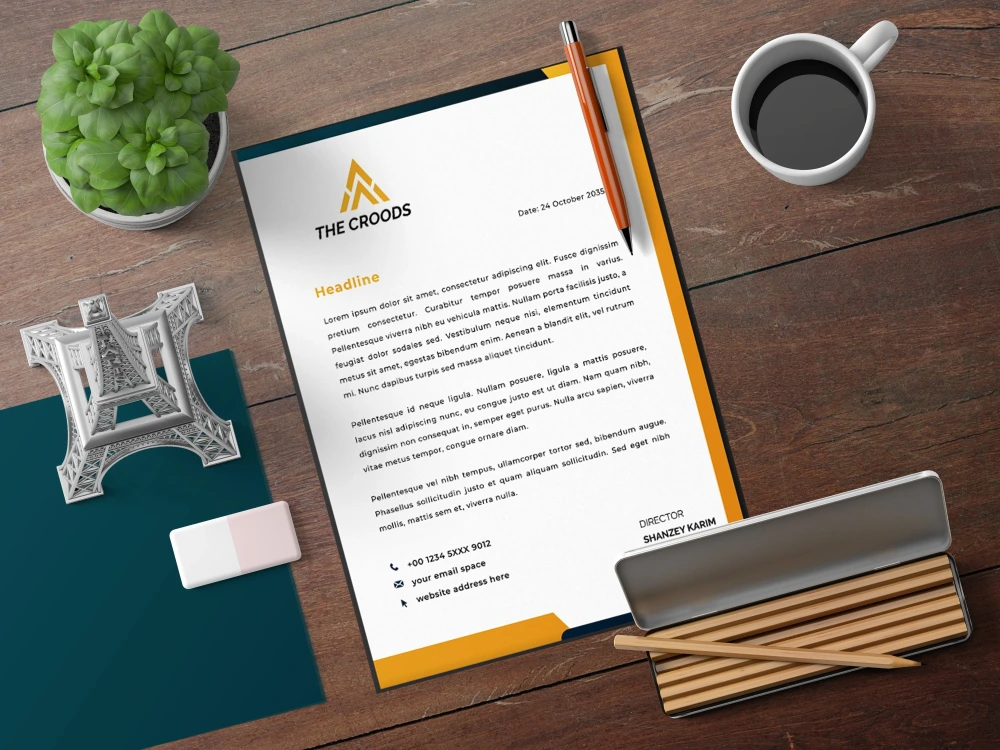 A Professional & creative Letterhead & Stationery Design | Upwork