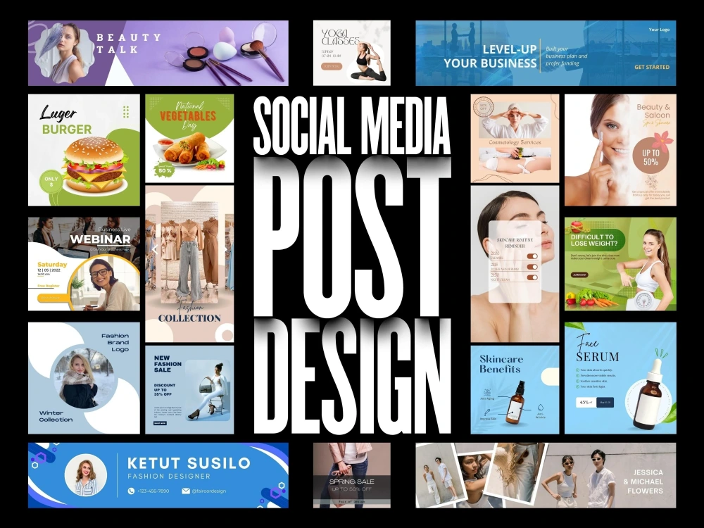 Social Media Post Design, Facebook, Instagram Post, Ads, Banner Design ...