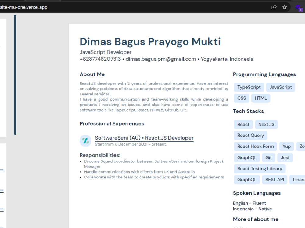 A maintainable and optimized web application with React + TS | Upwork