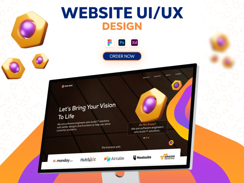 Responsive website UI/UX design, web UI and landing page UI design | Upwork