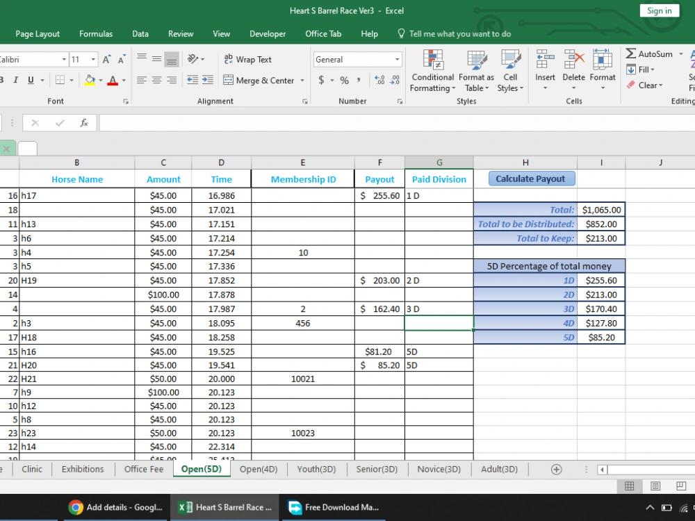 Custom excel spreadsheet using macro and VBA | Upwork