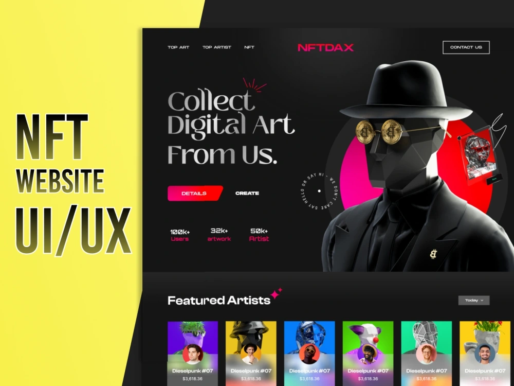 Modern website UI UX design or mobile app UI UX design | Upwork