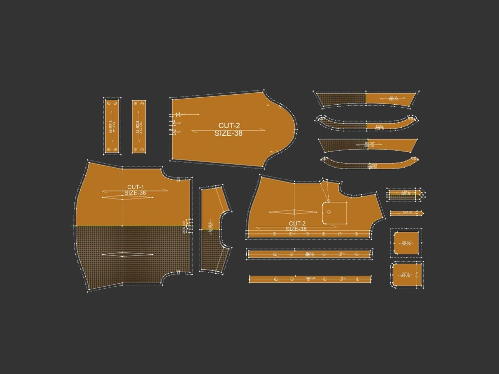 Sewing Patterns CAD/PDF, Grading, Marker, Print Designs | Upwork