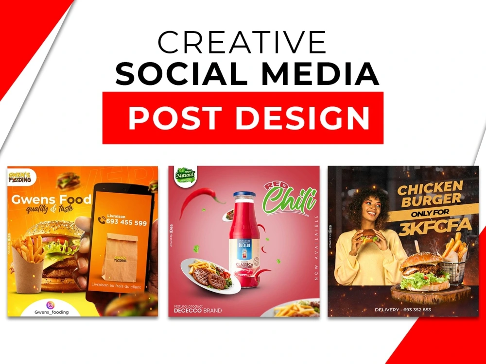 Professional and creative social media posts | Upwork