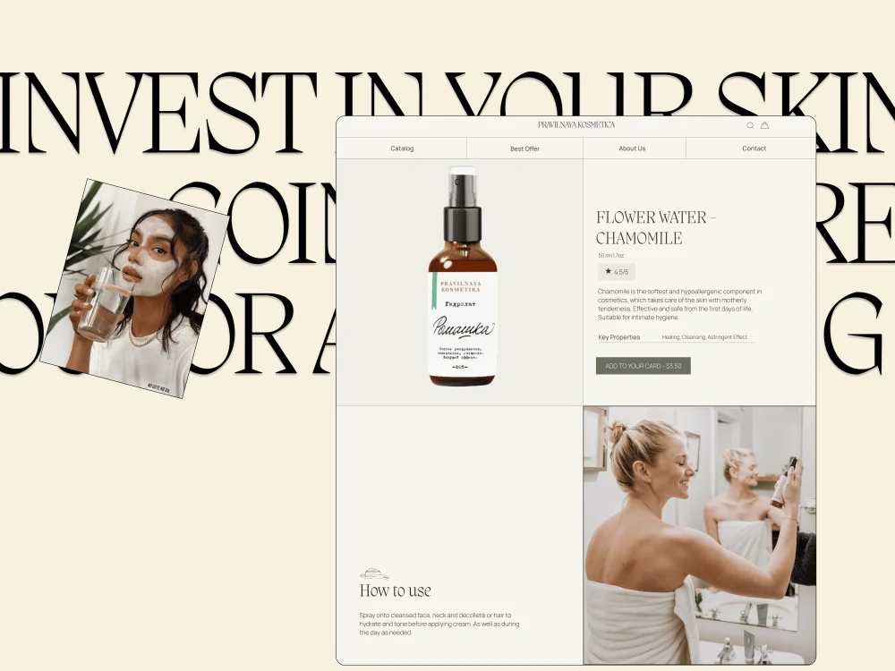 A clean and modern website design. | Upwork