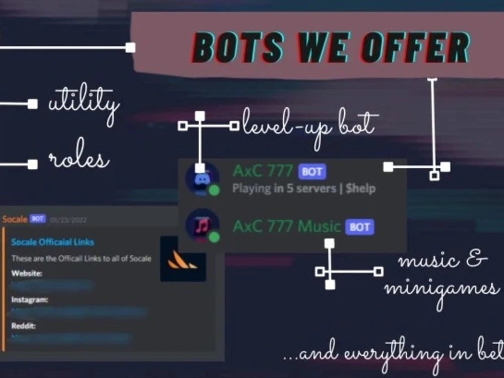 An amazing custom discord bot. | Upwork