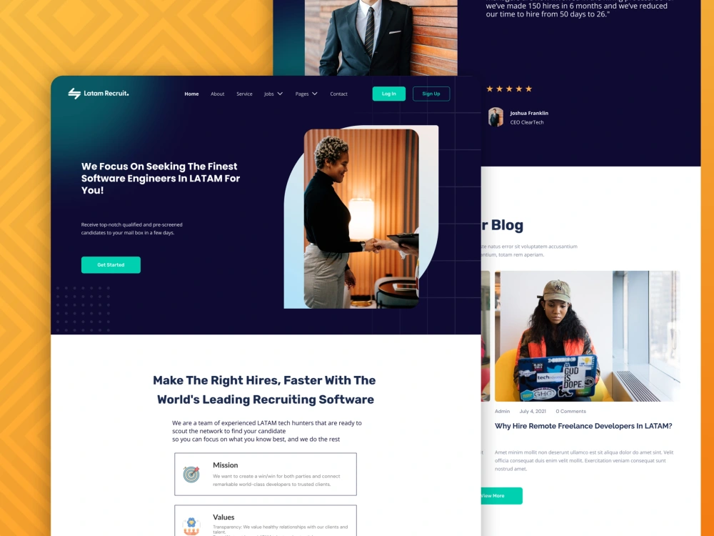 A wonderful UI/UX design for your project | Upwork