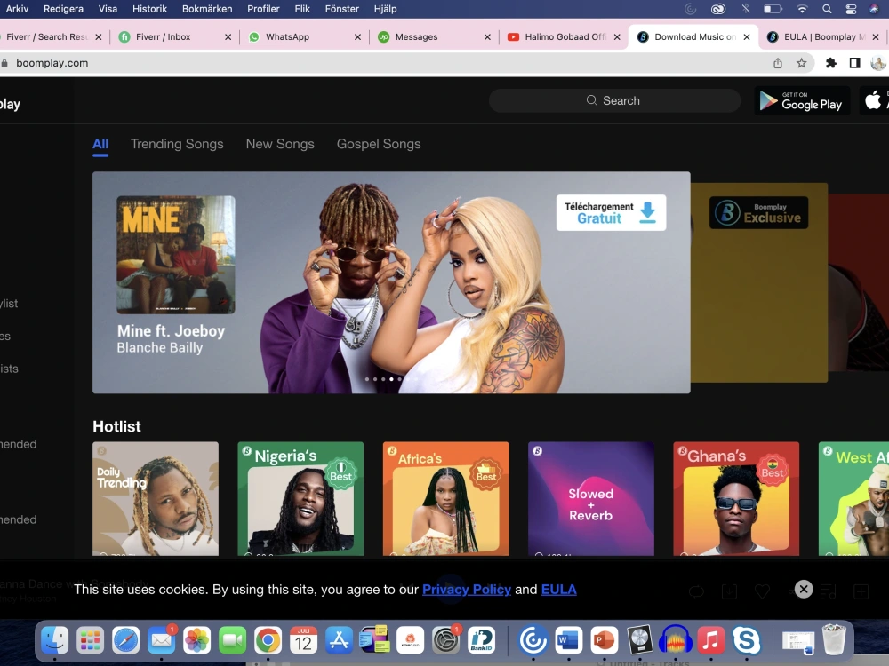 A Spotify-like music streaming app. | Upwork