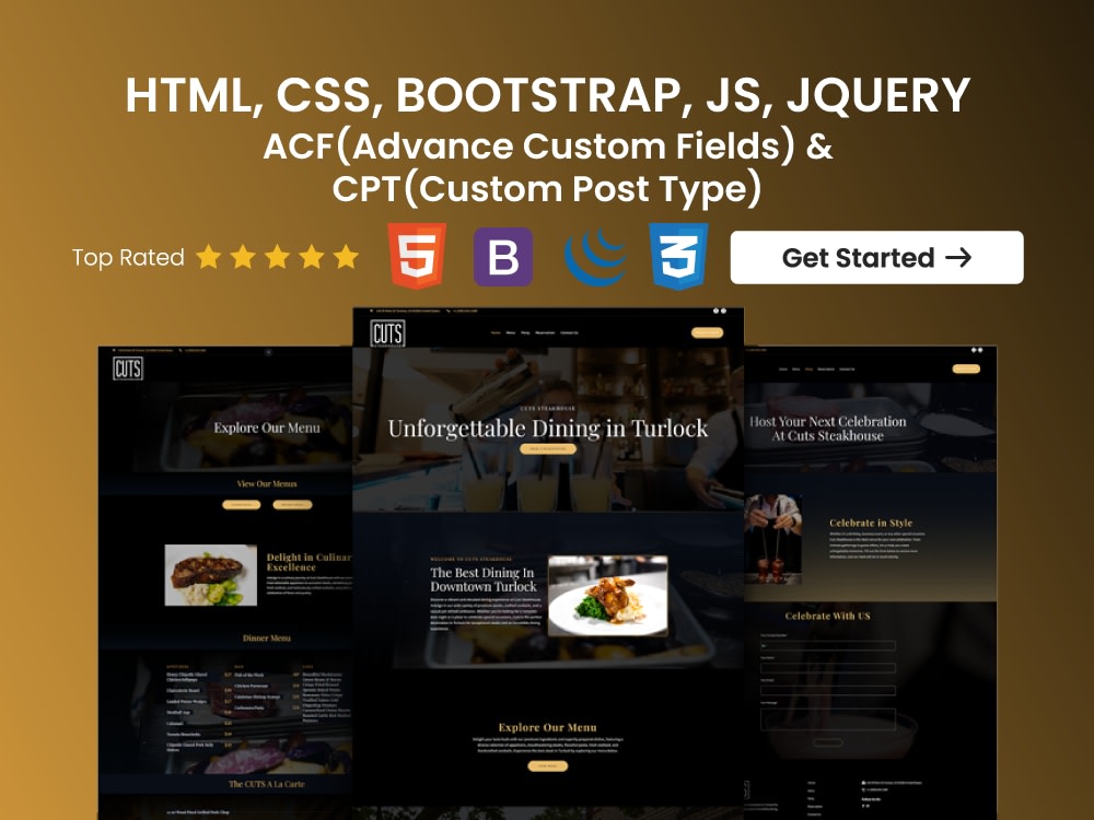 Custom Clean WordPress Theme using ACF PRO (ADVANCE CUSTOM FIELDS) | Upwork