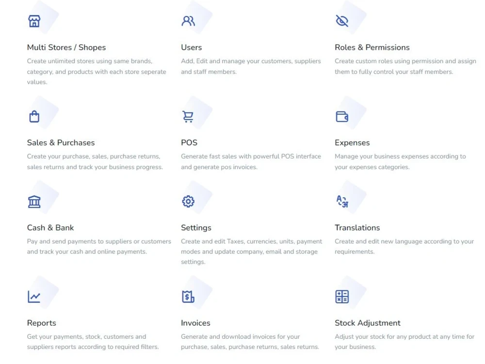 Stock management software with POS, Accounting and Billing features ...