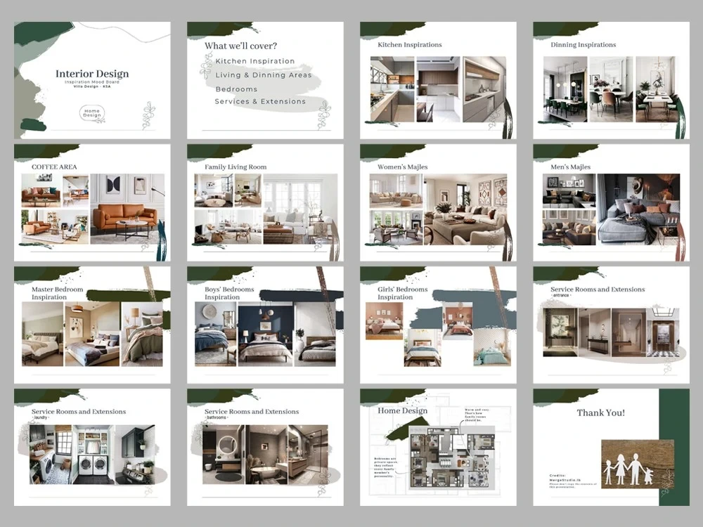 A Professional Mood Board for Interior Design inspirations | Upwork