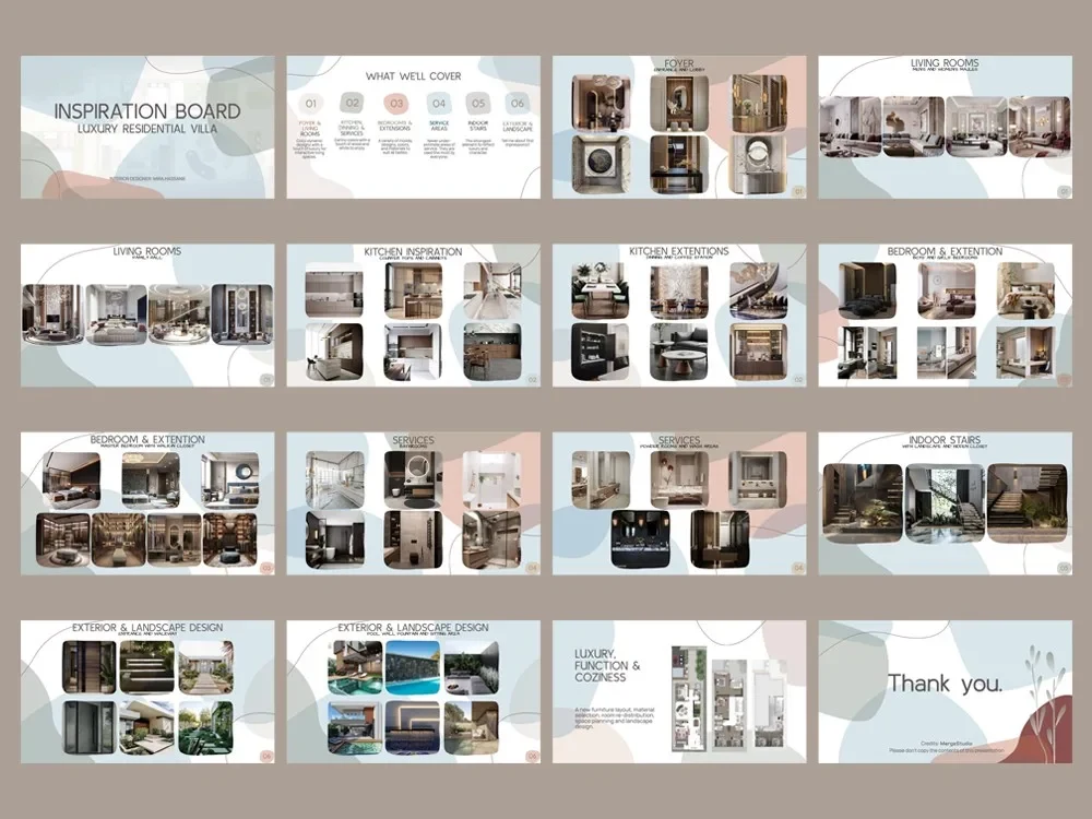 A Professional Mood Board for Interior Design inspirations | Upwork