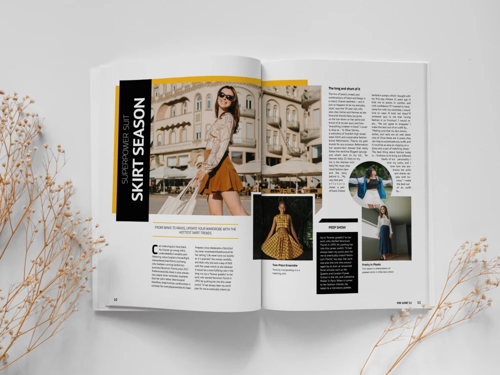 Magazine layout design with 2 magazine covers or book covers | Upwork