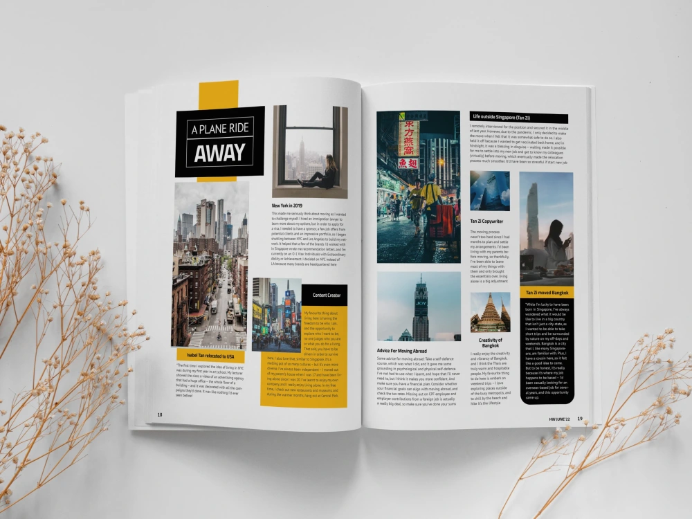 Magazine layout design with 2 magazine covers or book covers | Upwork