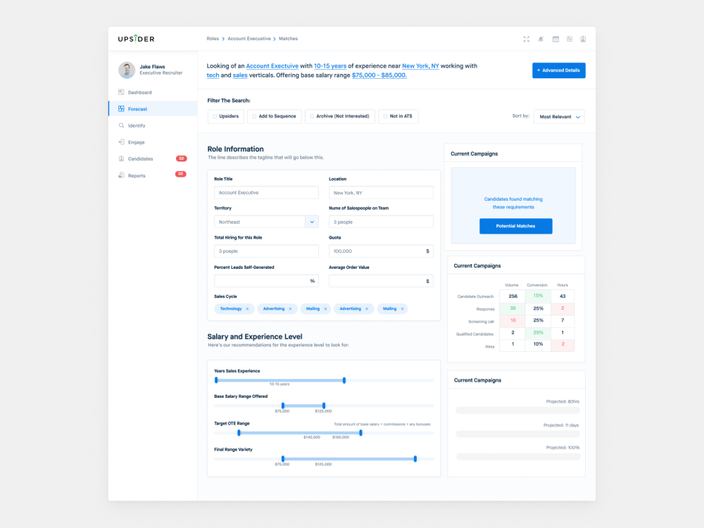 An Outstanding Web App / Dashboard Design | Upwork