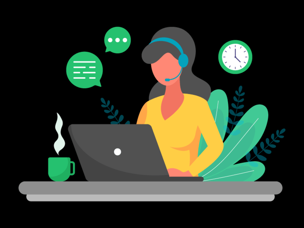 Excellent customer service via chat, text, email etc | Upwork