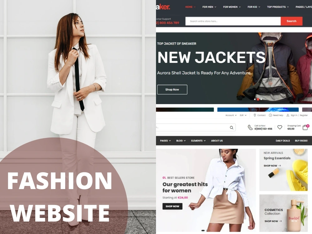 Professional clothing and fashion website with eCommerce functionality | Upwork