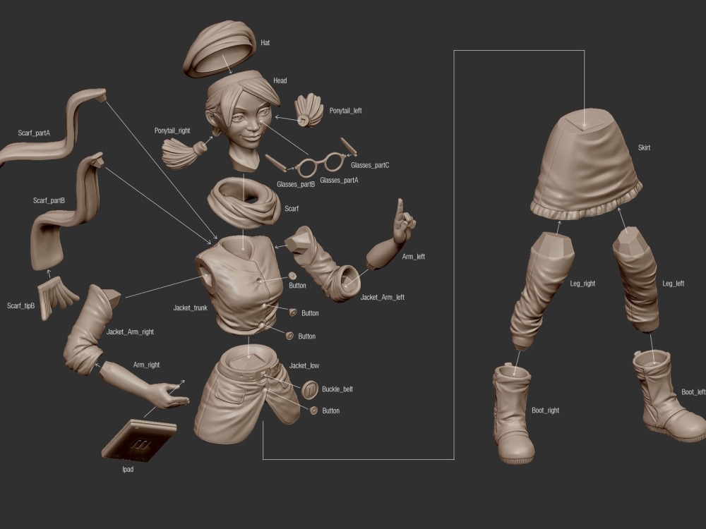 Zbrush Sculptor for STL services to 3D print greatly | Upwork