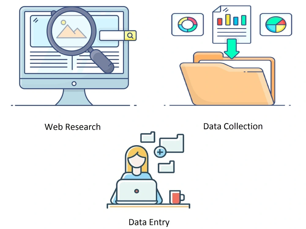 Virtual Assistant for Web Research / Data Collection / Data Entry job! | Upwork