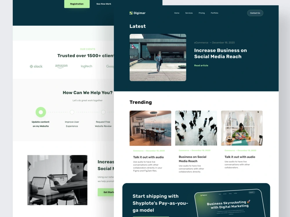 High Conversion Landing Page Design | Upwork