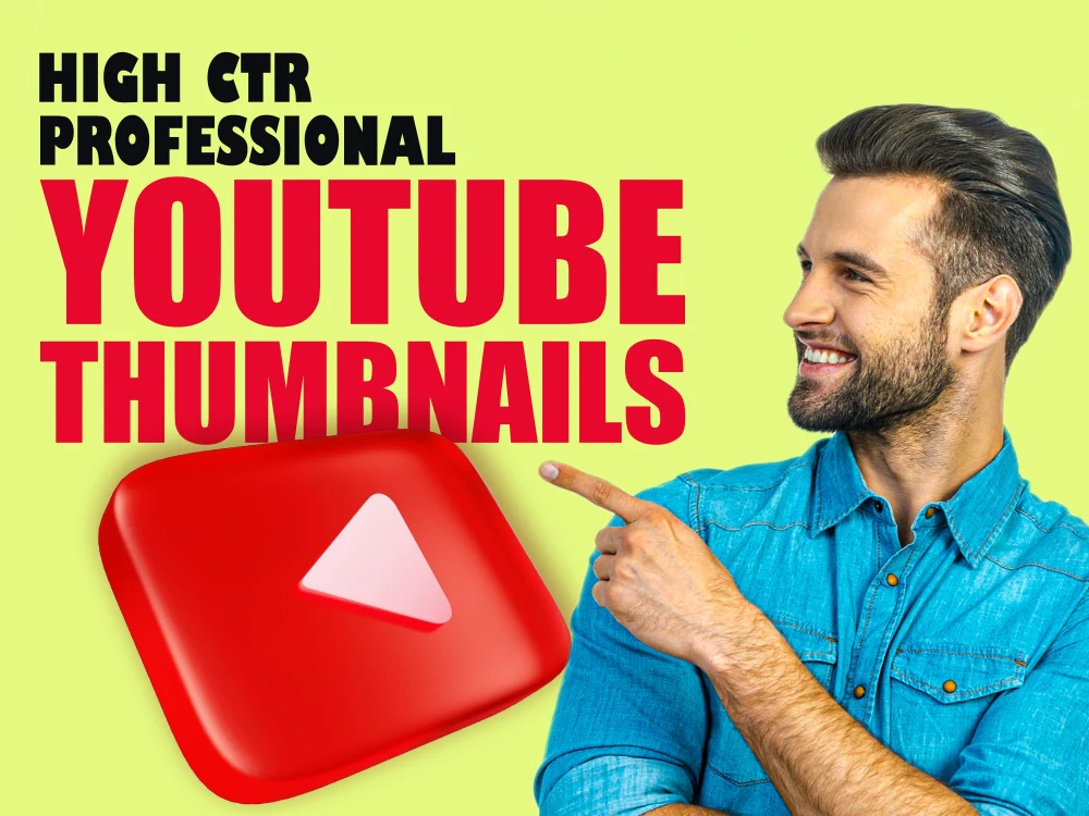 Attractive Professional Youtube thumbnail design | Upwork