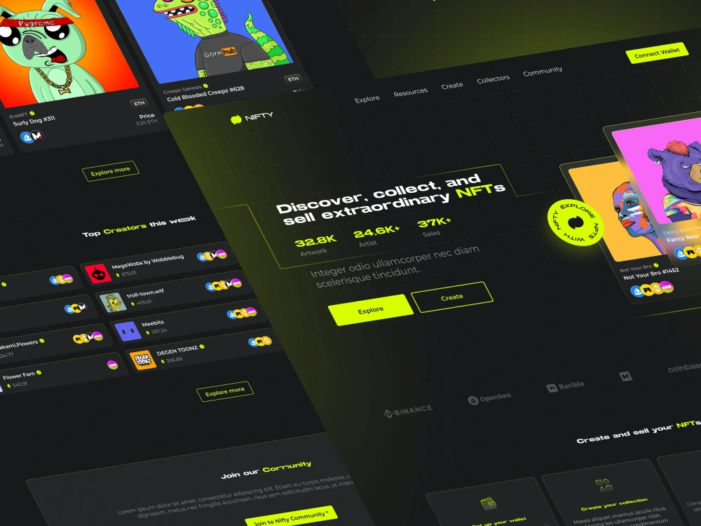 A modern and high quality landing page design | Upwork